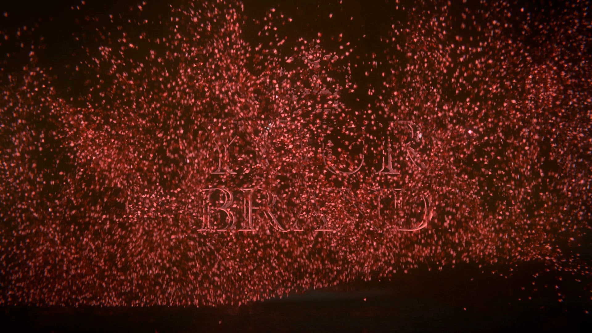 Customized Color Dust Logo Animation With Cinematic Sound - Logo ...