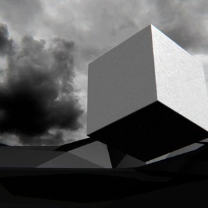 Dark Sky Animated Logo Stinger - Logo Reveals From Glitchy Dark Clouds ...