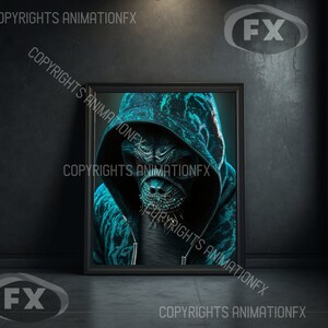 PRINTABLE ART Masked Hacker Apes Collection Printable and - Etsy