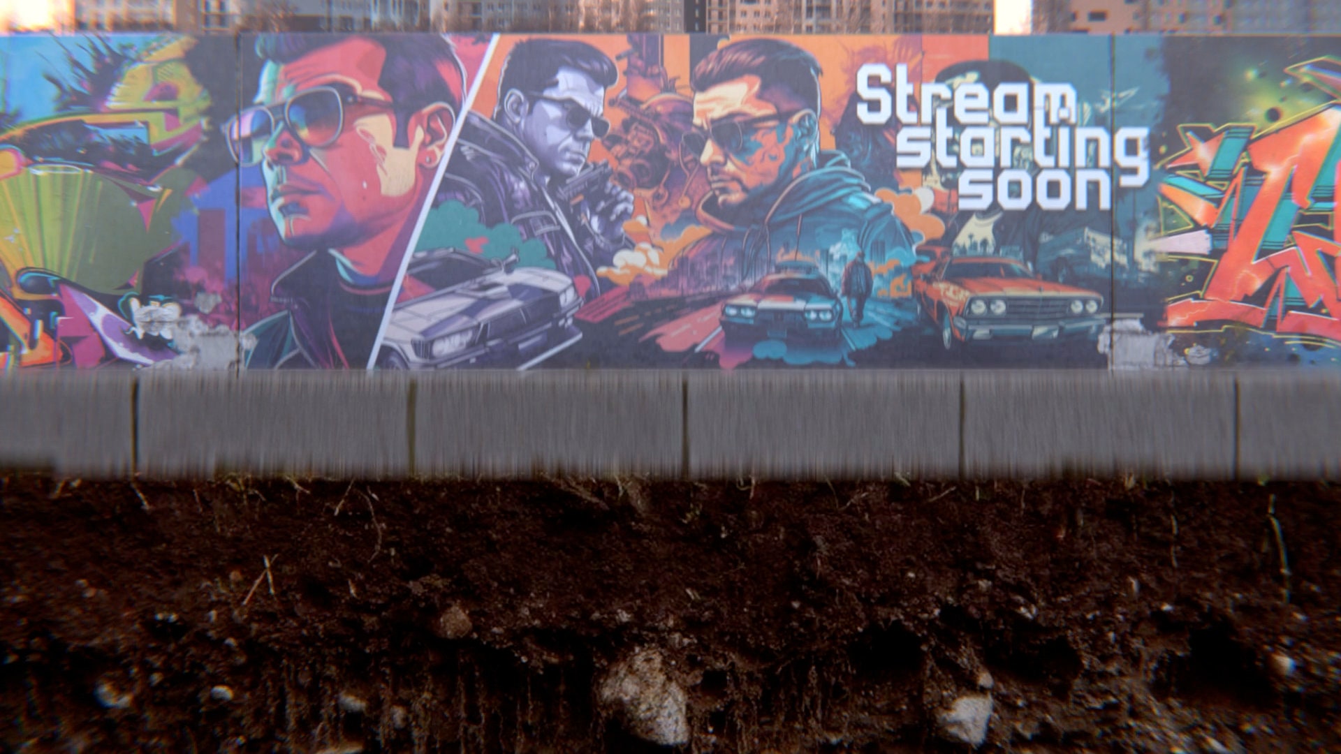 Twitch Overlay Stream Starting Soon Animation Inspired With Street ...