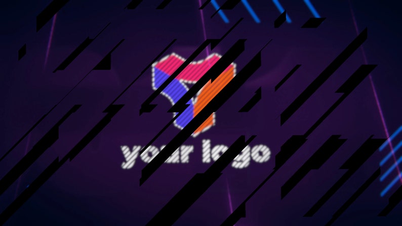 Professional Broadcast Logo Transition Stinger With Alpha Transparency ...