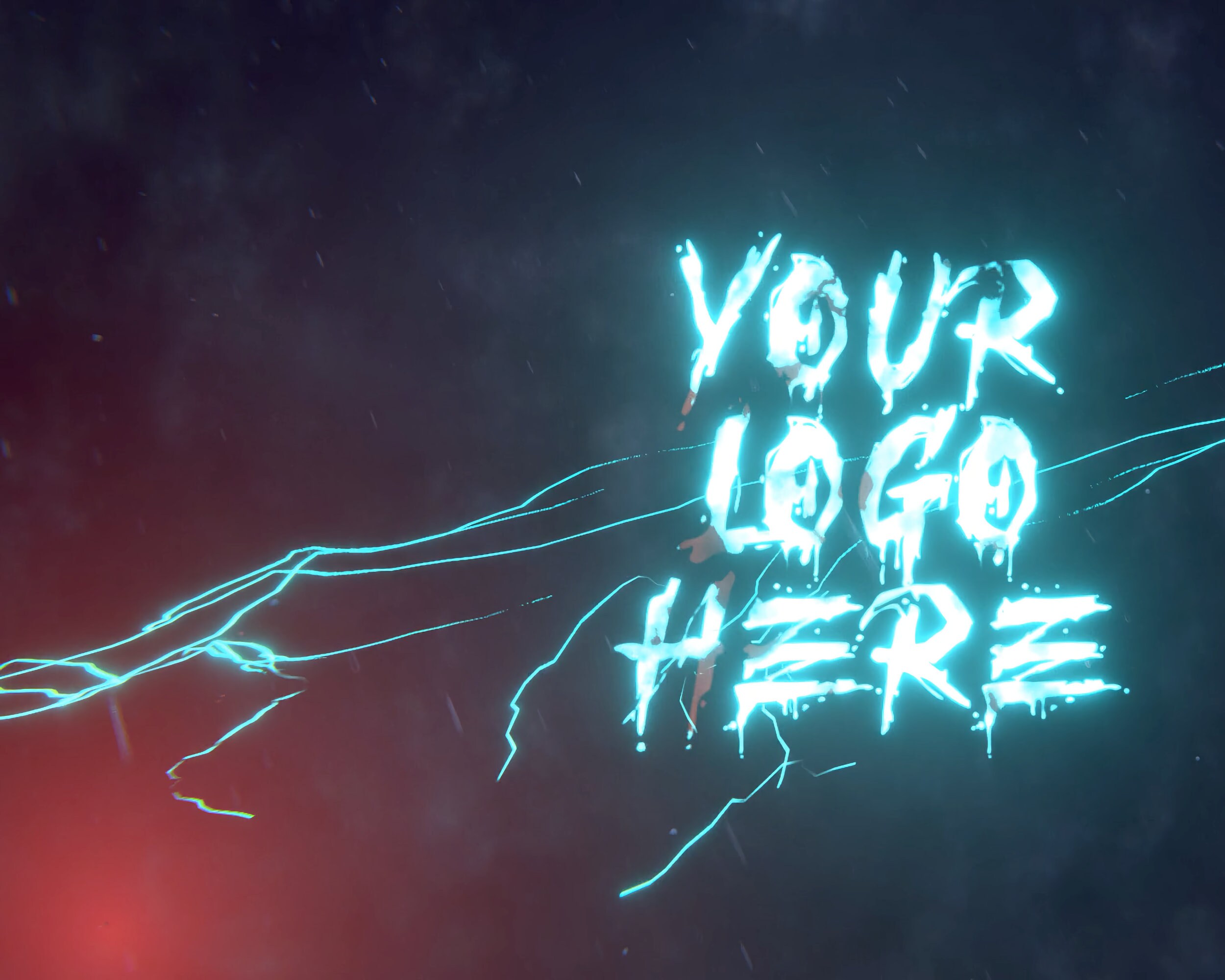 Fly Through Thunderbolt Lightning Logo Animation With Sound Use for ...