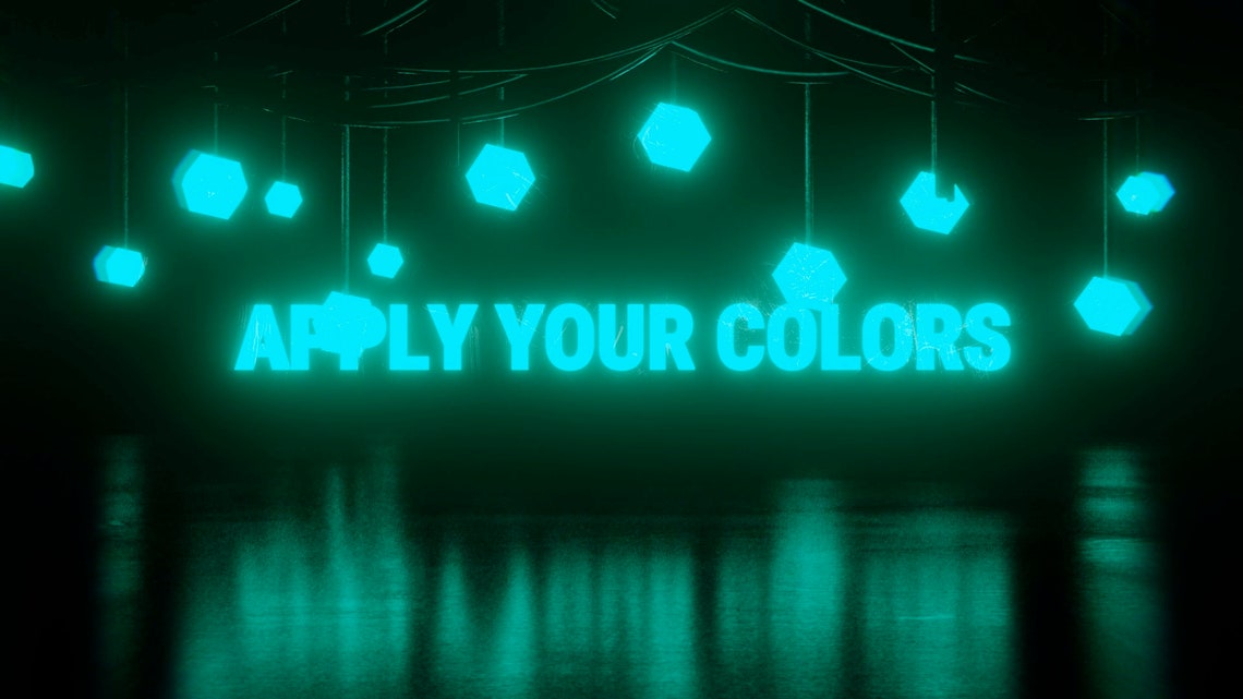 Animated Intro Overlay Your Logo With Custom Glowing Text - Etsy