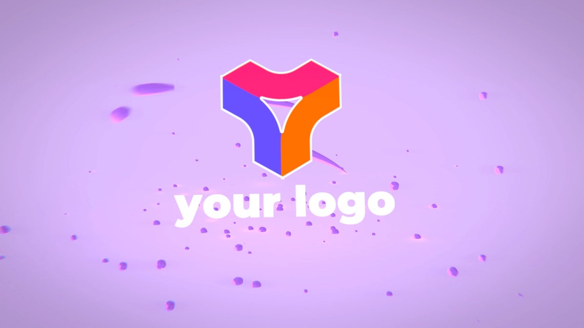 Spinning Drop Logo Animation Customizable Colors of Fluid - Etsy