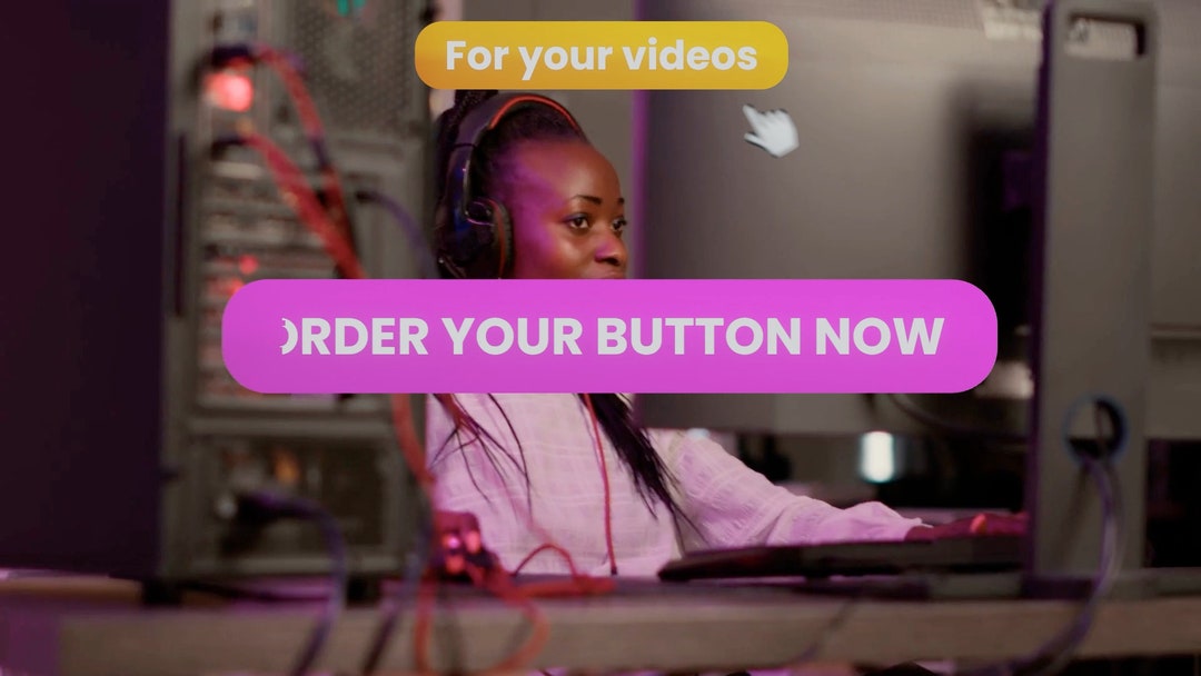 Customised Call to Action Button Animated Button Overlay - Etsy