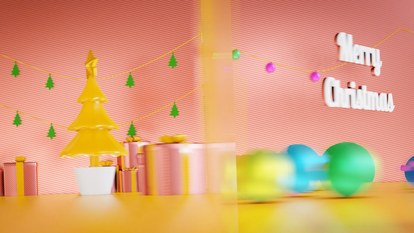 Christmas Flip Book Logo Animation Sequence of Animated Book Pages With ...