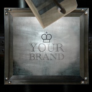 Industrial Factory Press Stamp Logo Animation Cool for Twitch Intro or ...