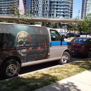 Custom Branded Van Video Clip - Your Logo/picture Photorealistically ...
