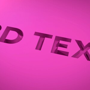 Animated 3D Sunken Text Intro With 3 Place Holders, Personalizable ...