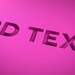 Animated 3D Sunken Text Intro With 3 Place Holders, Personalizable ...