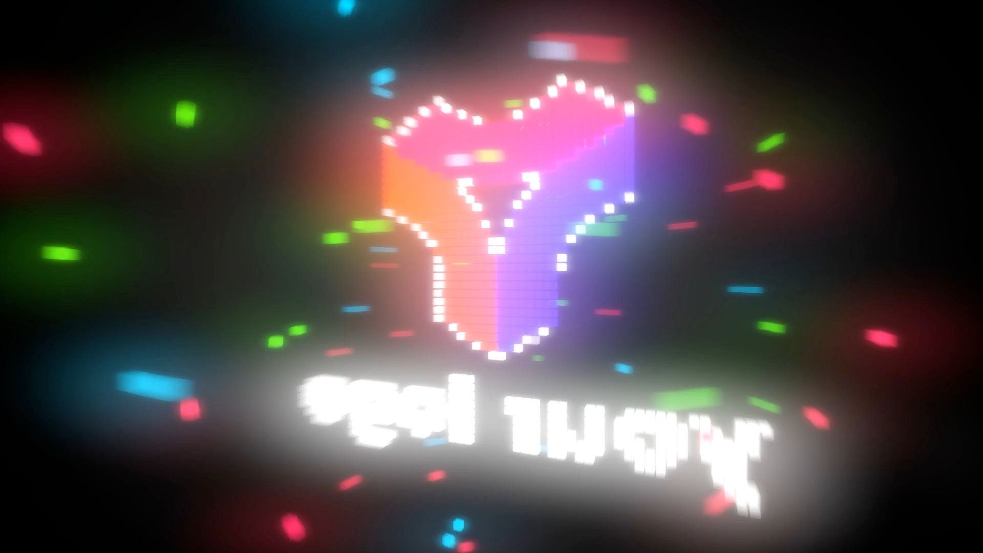 Animated Logo Stinger 3d Pixel Style With Personal Color Sound for Your ...