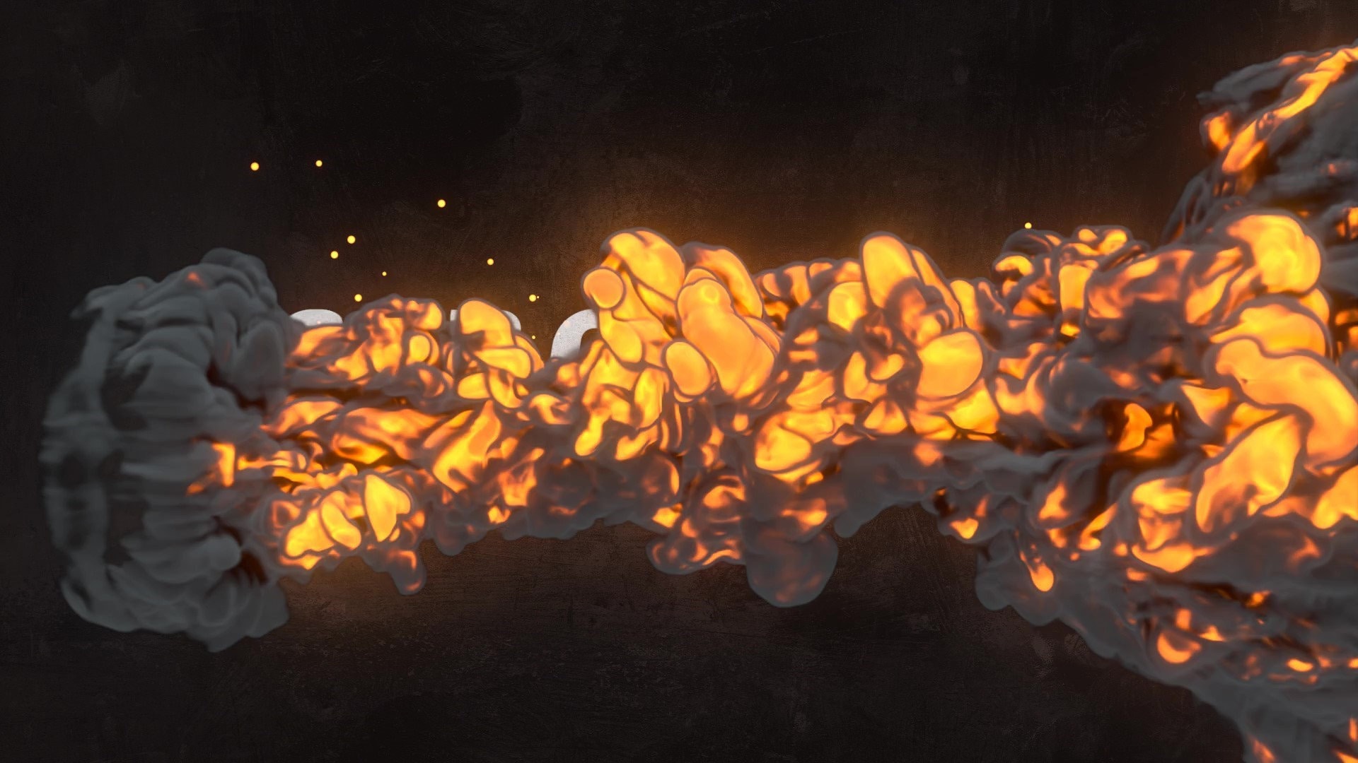 Ignite Your Brand With Fireball Text Stinger Animation! Captivate ...