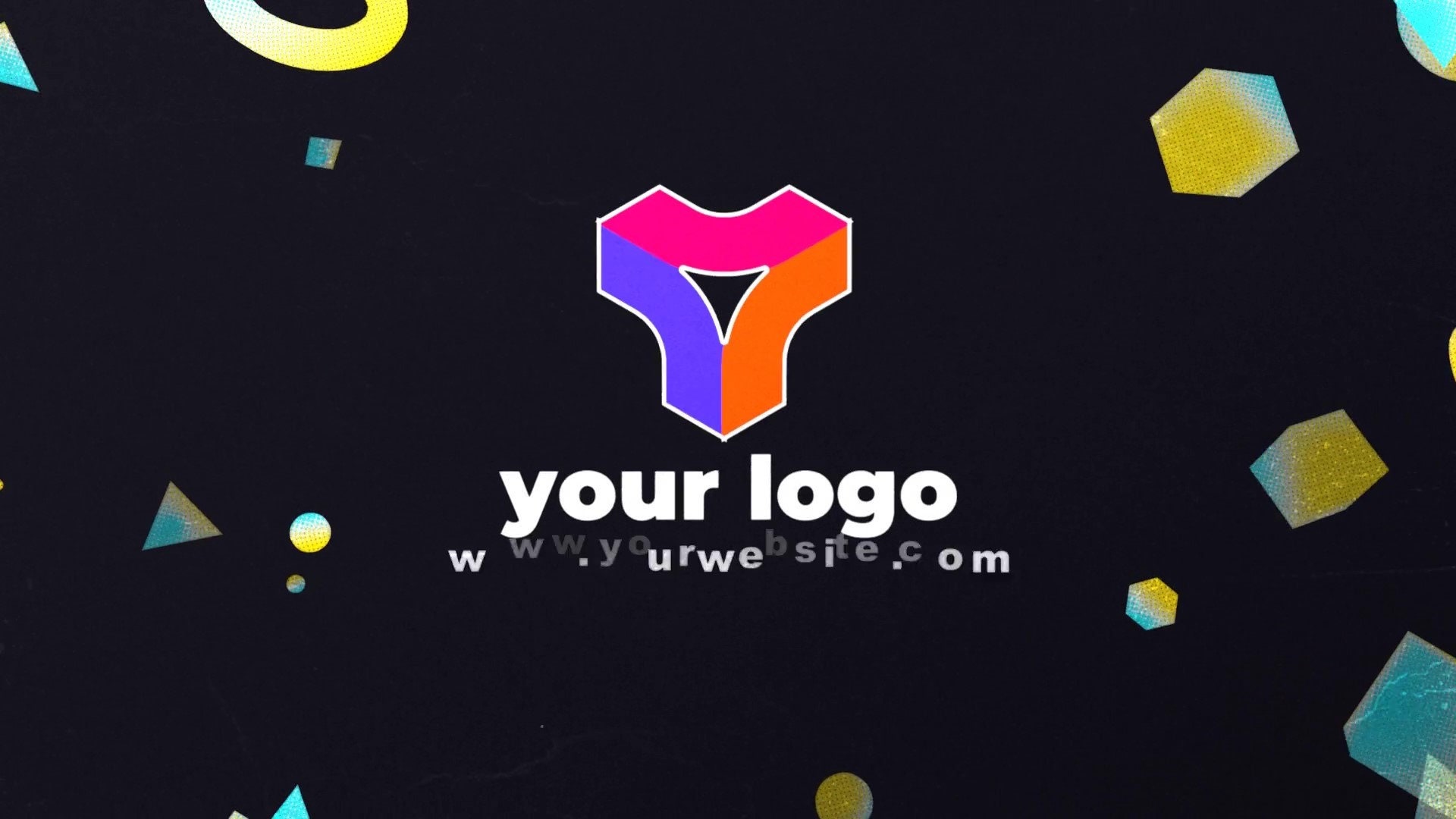 Retro Wave Synthwave Logo Animation - Customizable & Dynamic 6s Intro ...