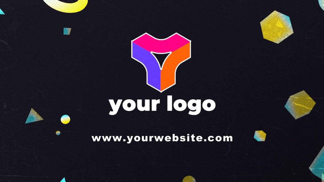 Retro Wave Synthwave Logo Animation - Customizable & Dynamic 6s Intro ...