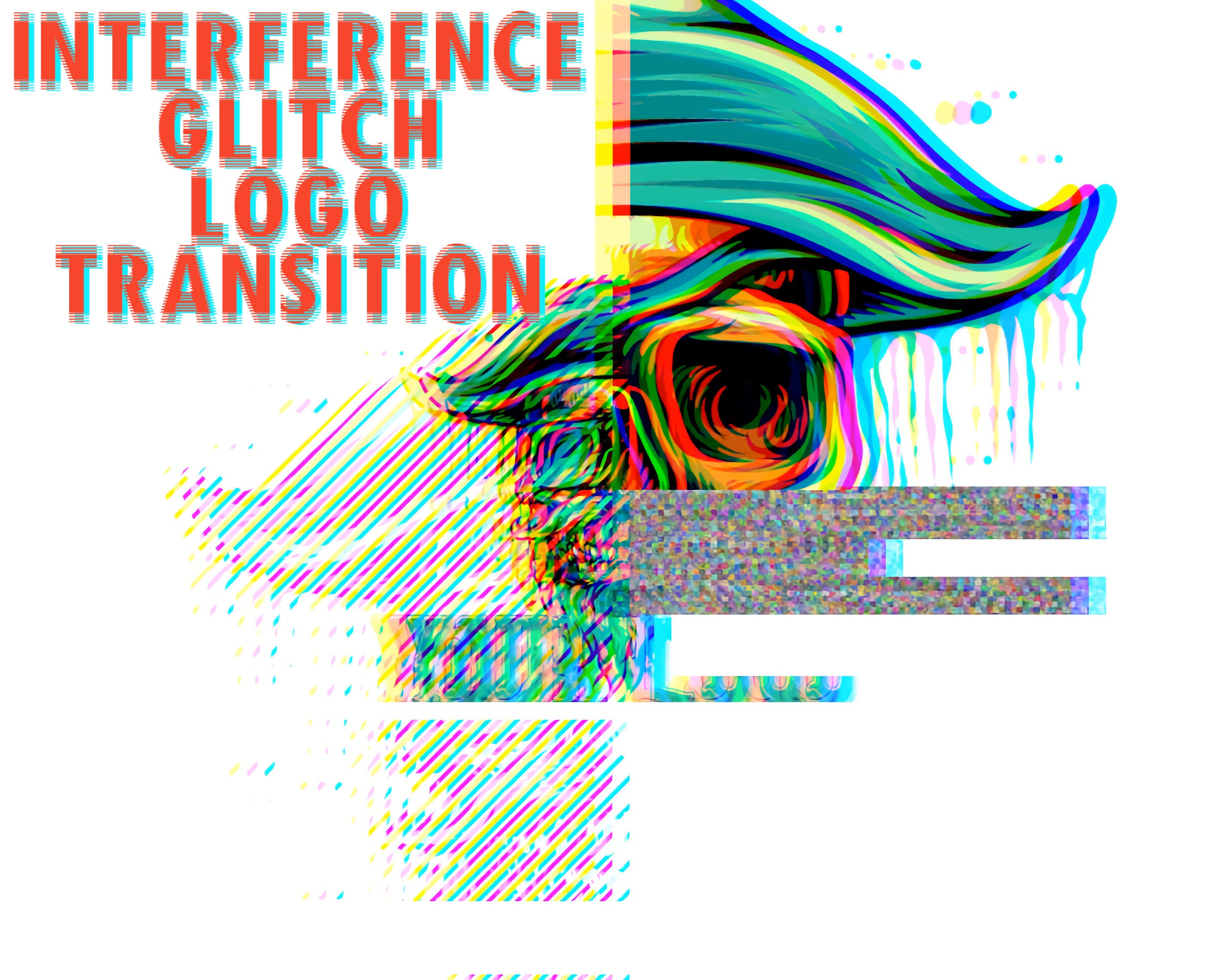 Fast Interference Static Glitch Logo Animation - Twitch Transition ...