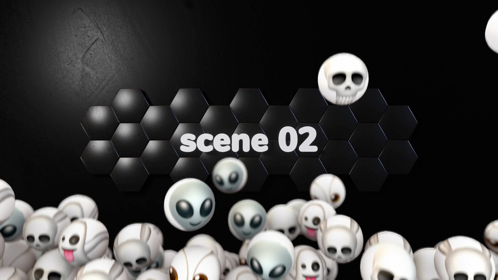 Spooky Emoji Transition With Alpha Channel and Sound for Your - Etsy