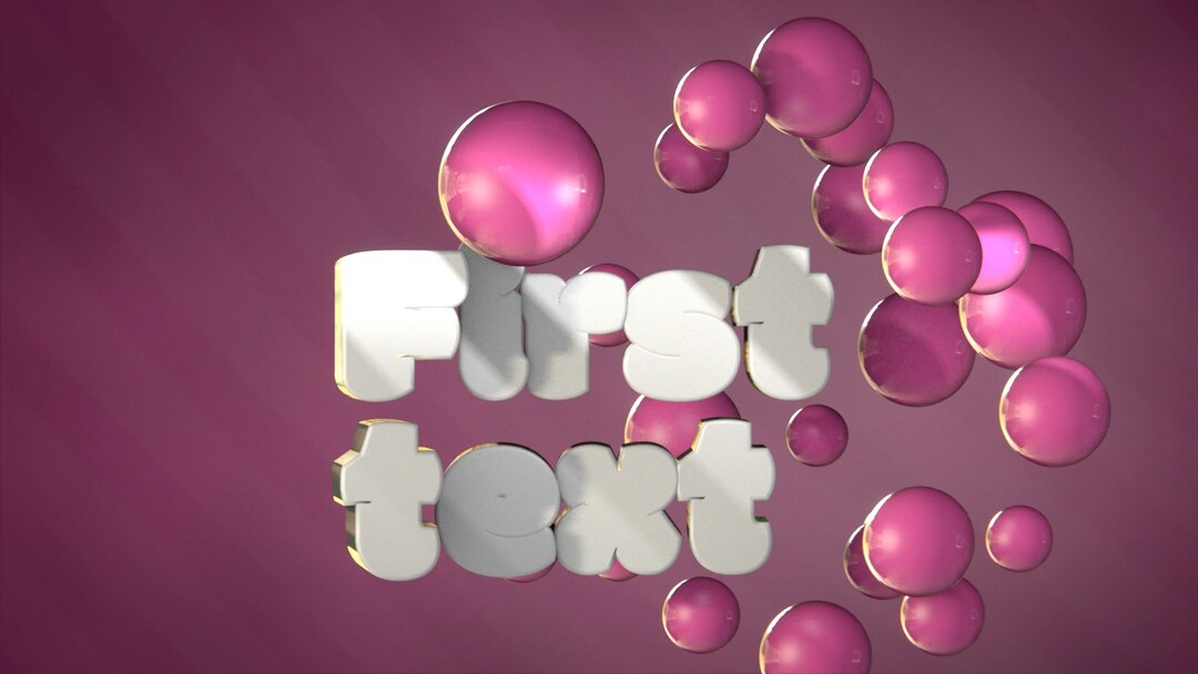 Customizable 3d Text, Animation, With Personalizable Background Colors ...