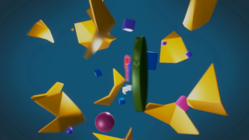 Exploding Shapes Revealing Your Logo With Lots of Animated Particles ...