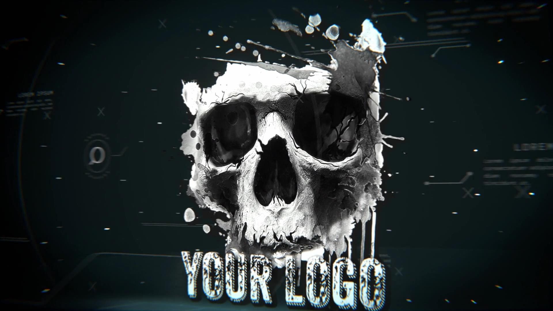 Pixelated Shape & Logo Reveal Animation With Rotation Effect and Music ...