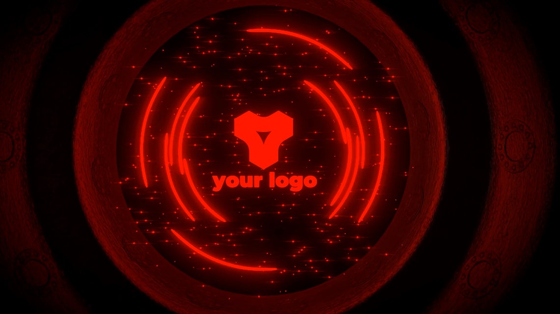 Sci-fi Spy Technology Vault, Opens and Reveals a Logo. Upload Your Own ...