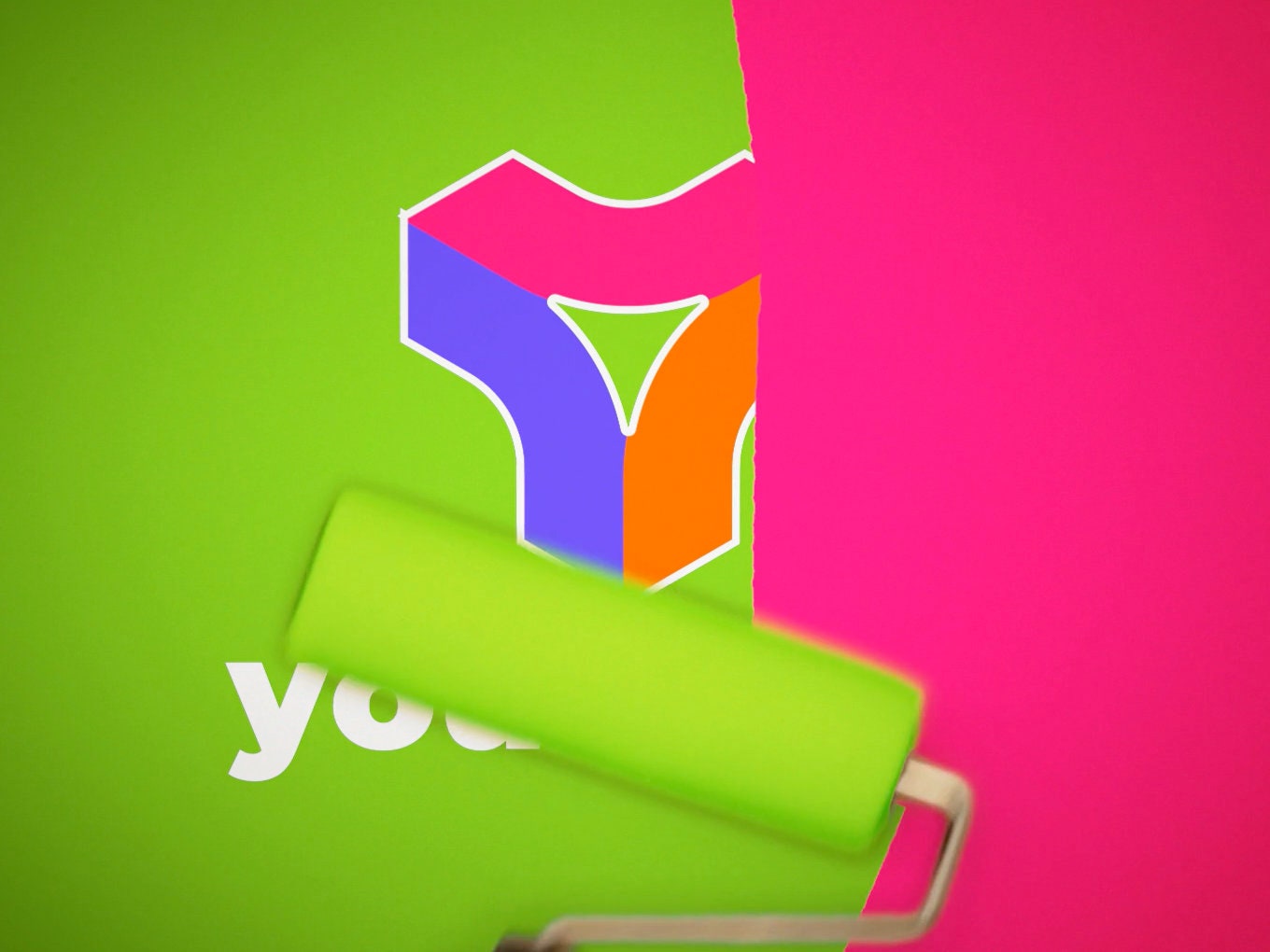 Painted Logo Animation Get Your Own Logo Painted by Worker on the Wall ...