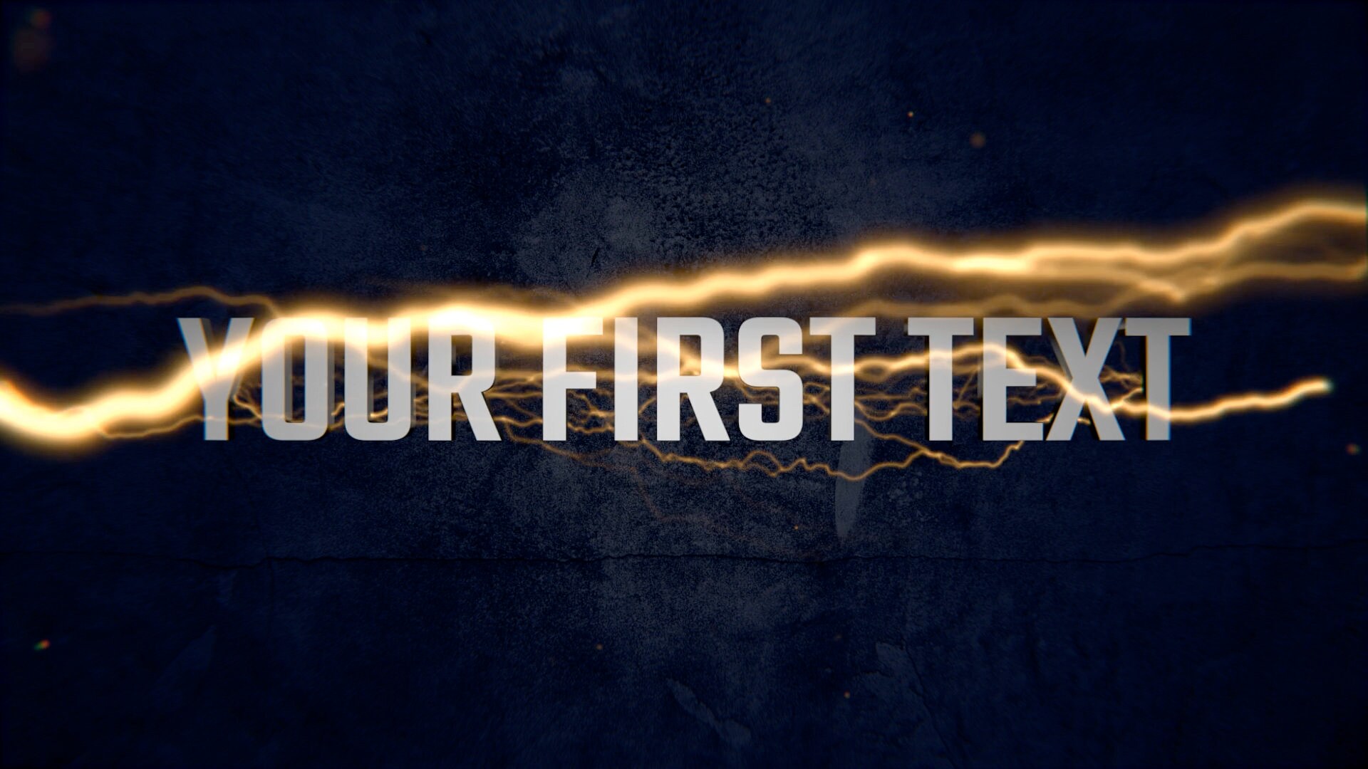 Lightning Intro Overlay, Your Own Custom Text, Your Logo Inserted ...