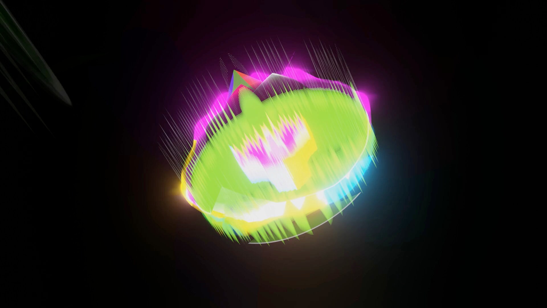 Neon Glitch Logo Stinger With Alpha Channel and Sound for Stream Scenes ...