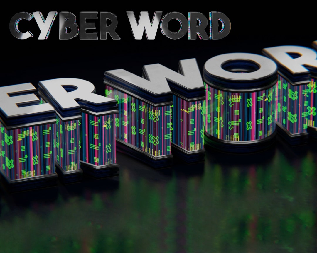 3D Cyber Word Animation - Make Your Name or Other Words Look 3d With ...