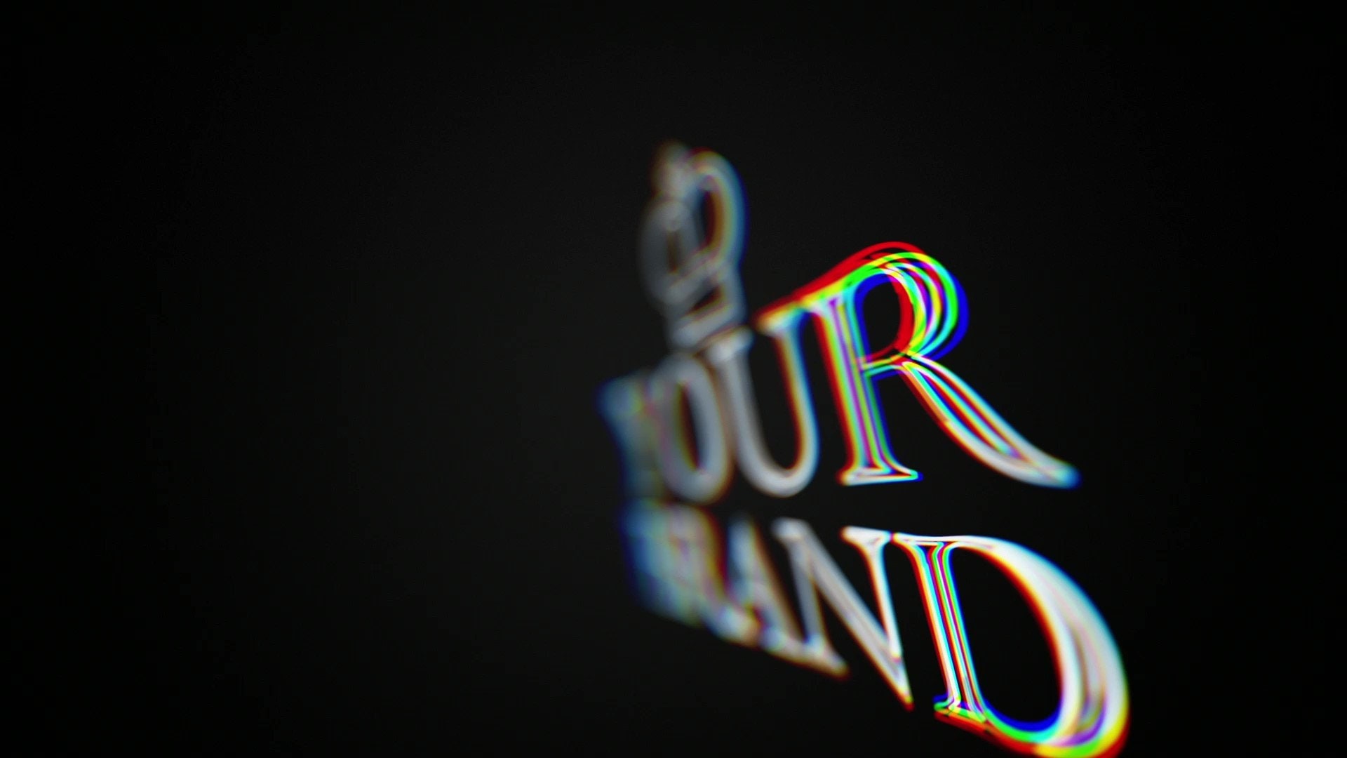 Prismatic Diffusion: Revolving Logo & Custom Tagline Animation - Etsy