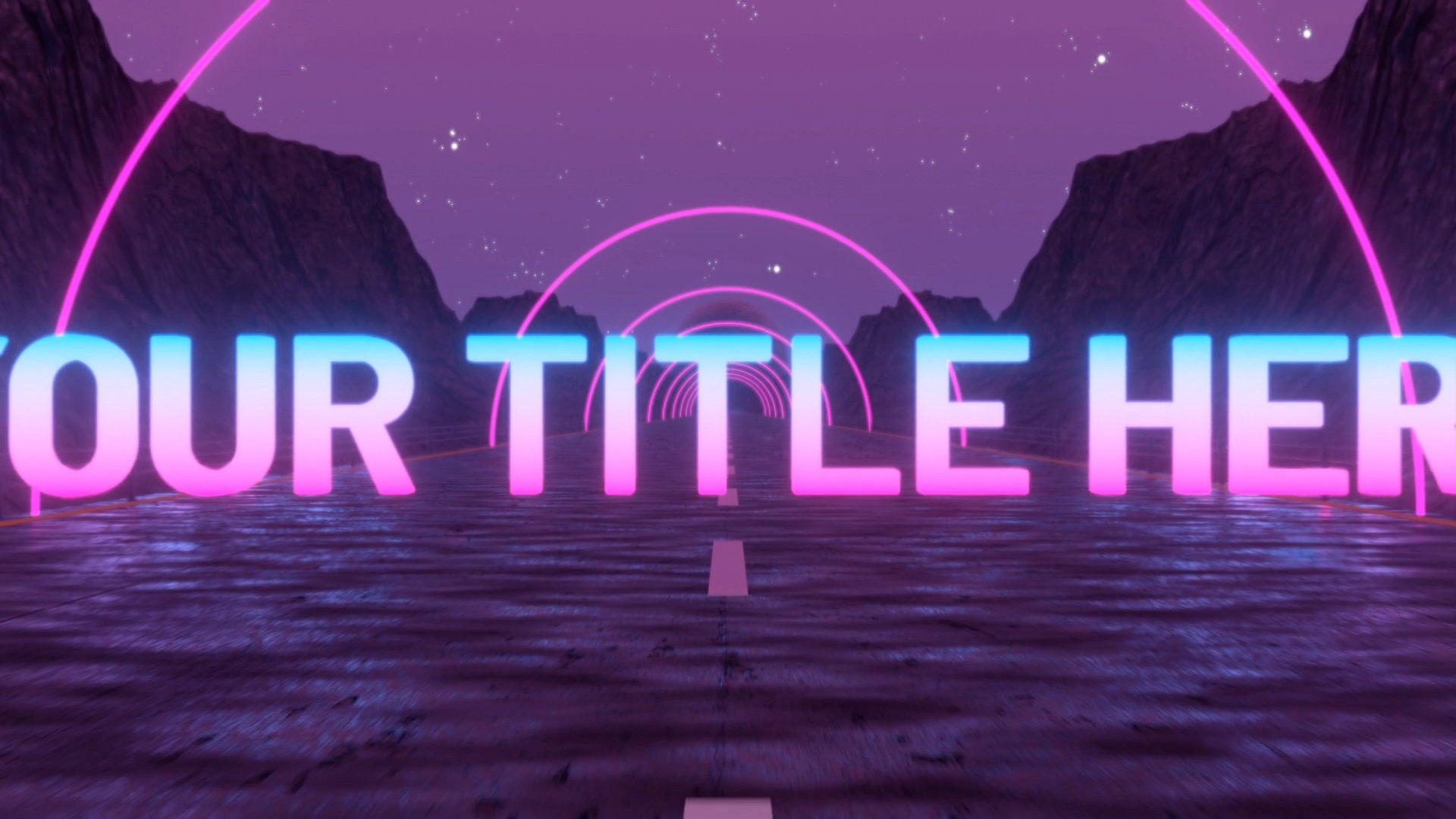 Neon Letters Animation With Logo and Text Get Back to Old School Gaming ...