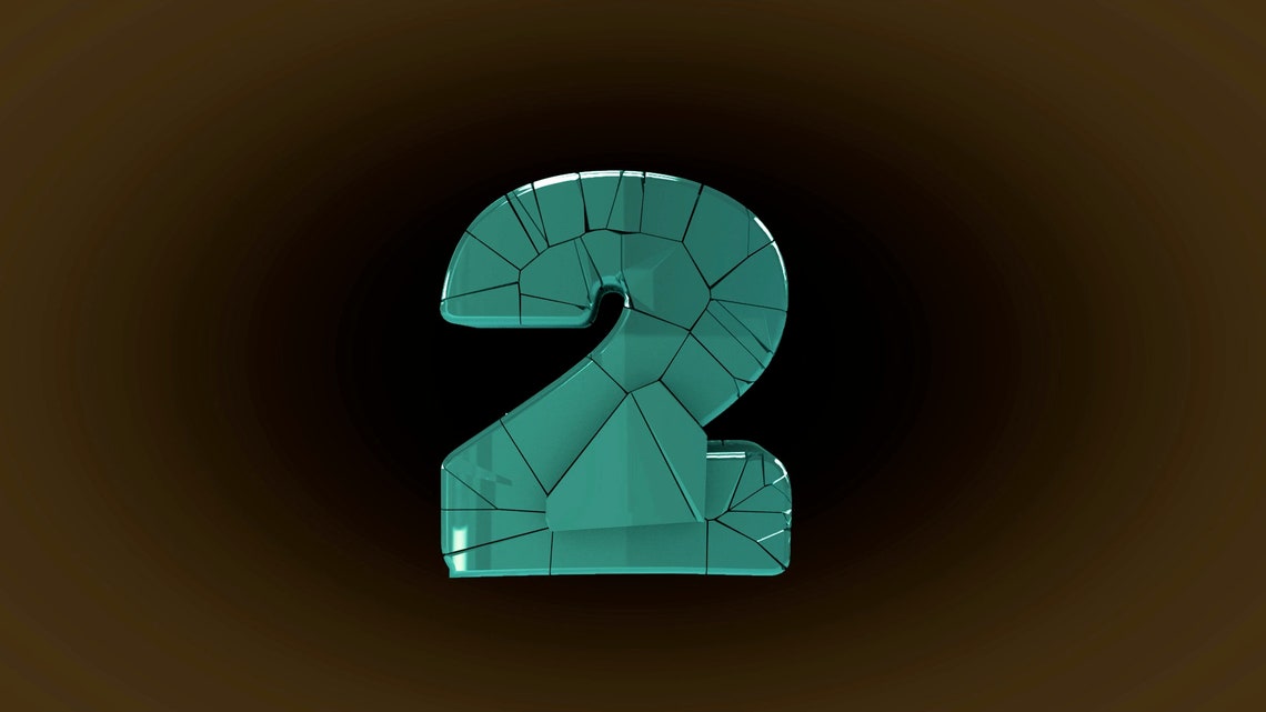 Countdown Animation With Sound Color of Numbers and Background Can Be ...