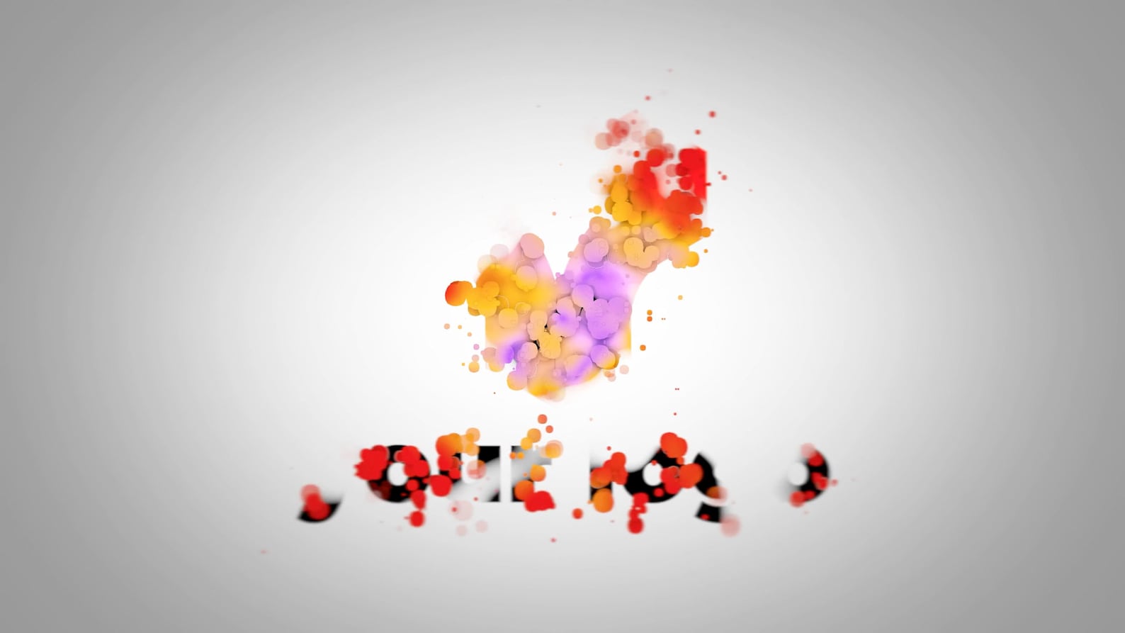 Colorful Particles Animation With Logo Stinger Intro and Sound Logo ...