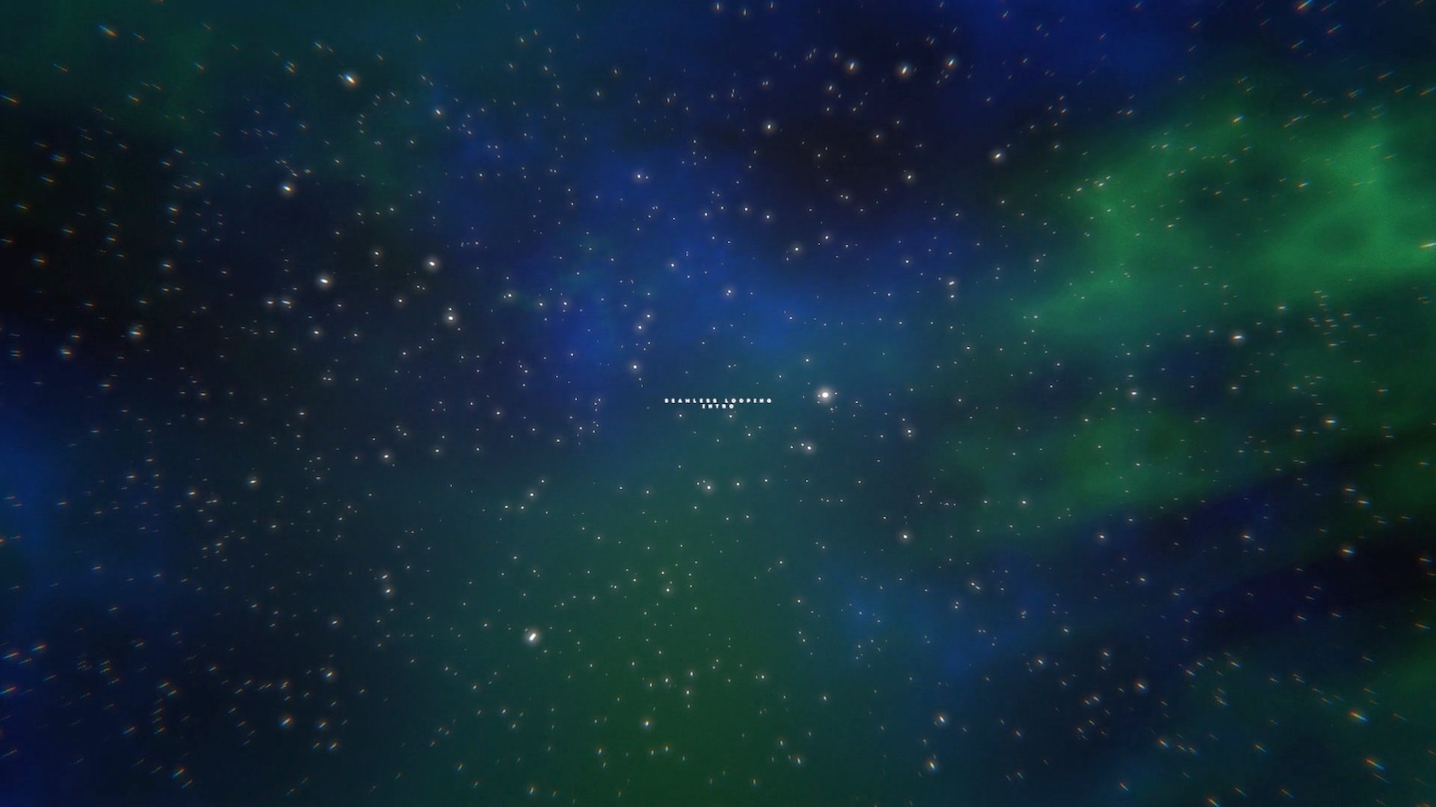 Space Overlay With Custom Text With Seamless Infinite Loop - Etsy