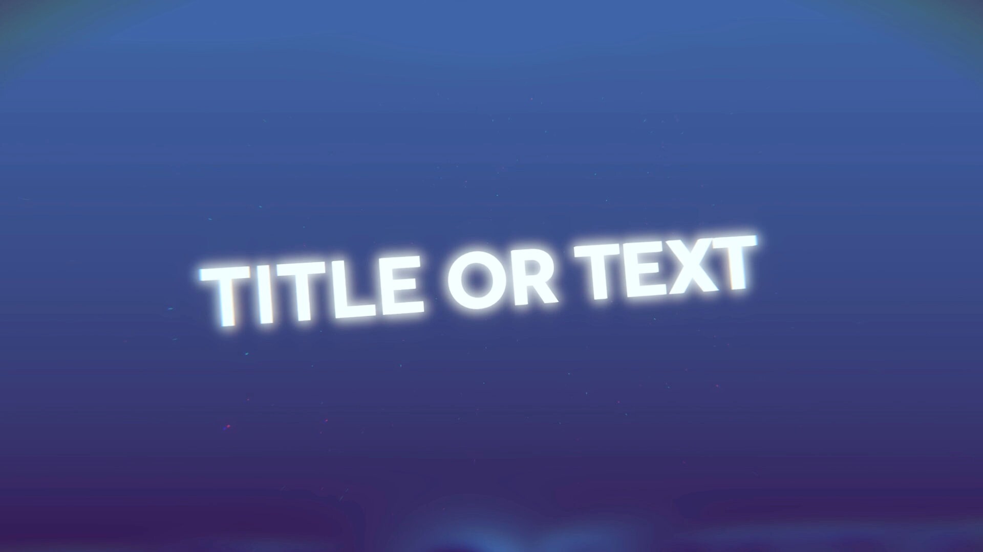 Energetic Title and Logo Intro Animation With Custom Text, Own Logo ...