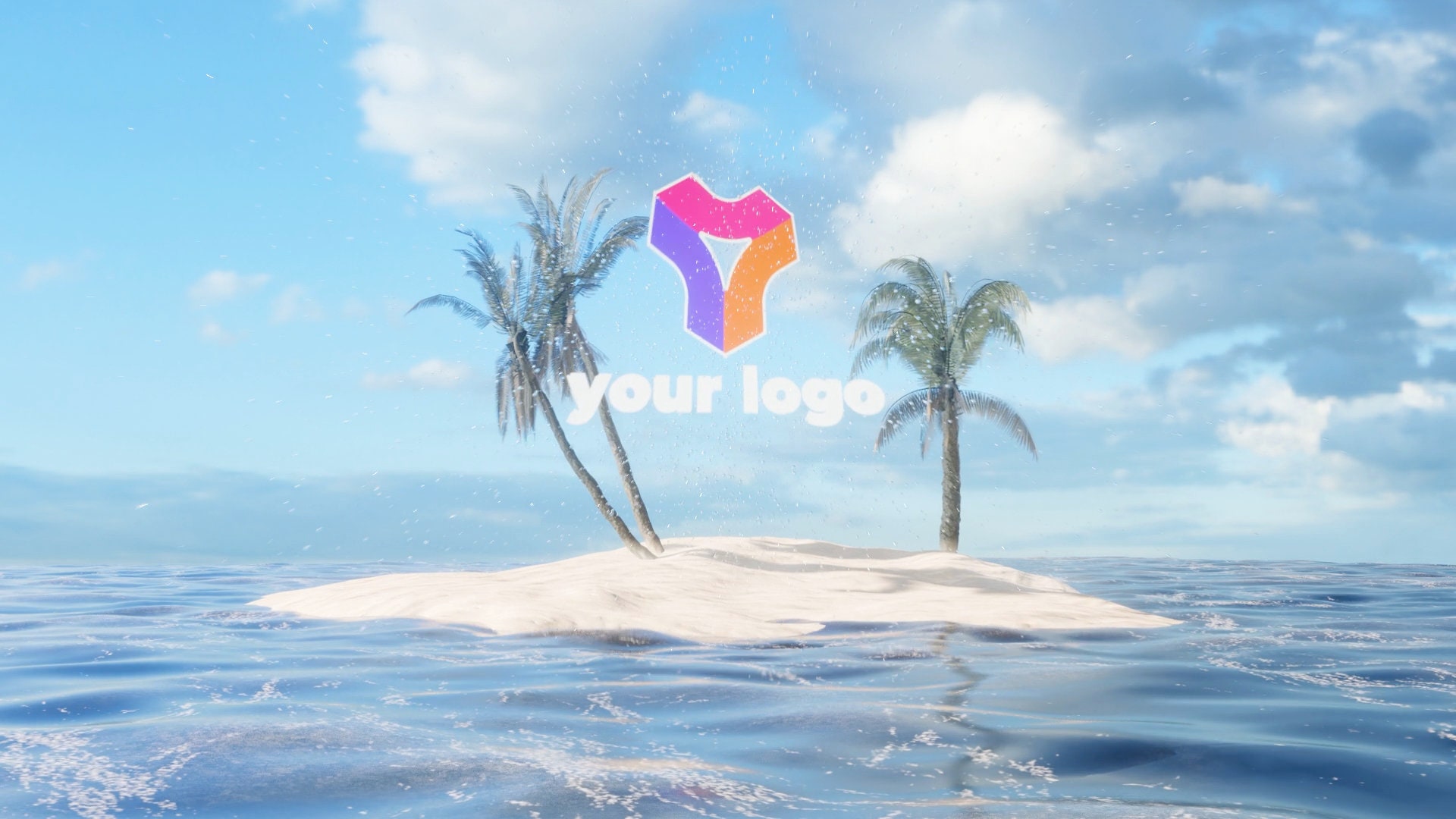 Amazing Logo Stinger Animation Tropical Island - for Your Video Channel ...