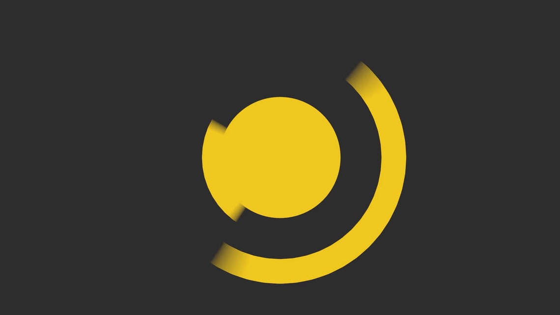 Flat Circle Animated Custom Text Overlay With Custom Colors - Great for ...