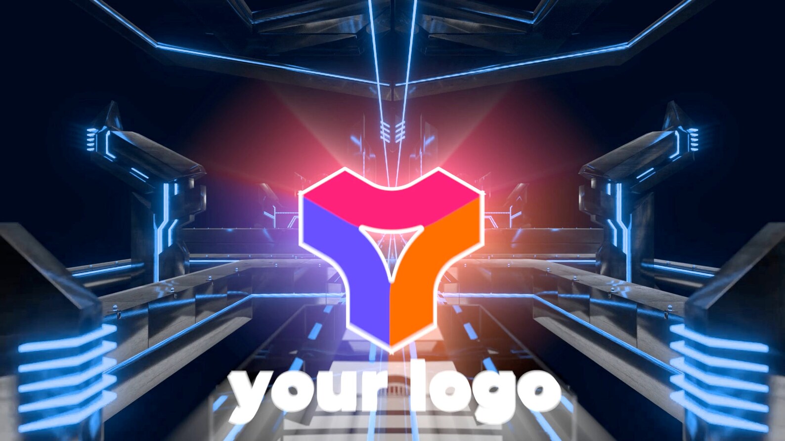 Robotic Cybercity Logo Animation Stinger - Digital Futuristic Intro ...