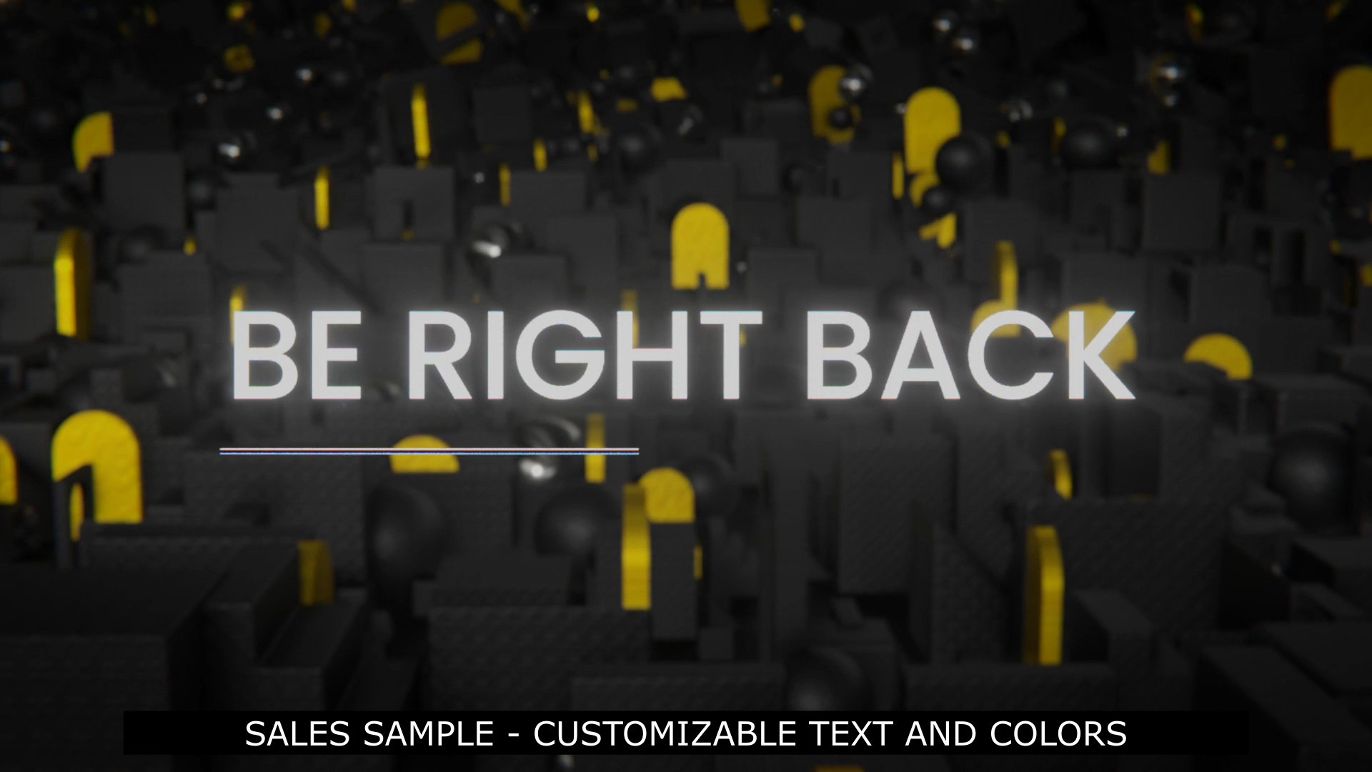 Customizable Text Intro Glossy Dark Opener for Media or Videos and ...