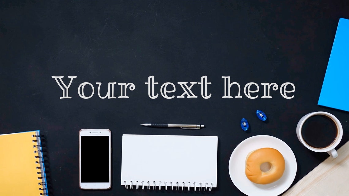 Stop Motion Text Animation Office Desktop Awesome - Etsy