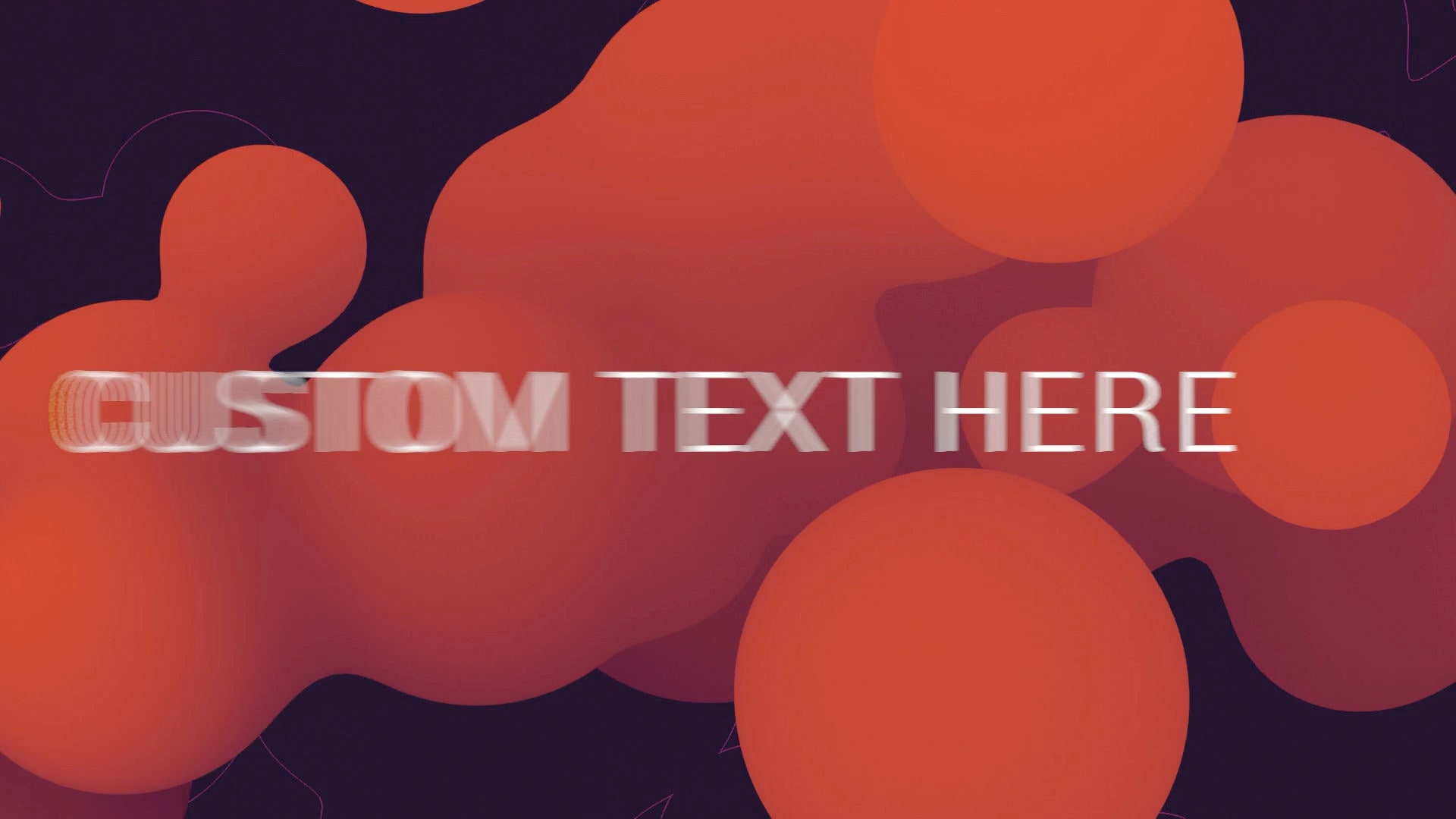 Gradient Blobs Overlay, Your Image With Custom Text, Customized Colors ...