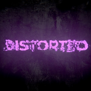 Distorted Glowing Text Animation Insert Your Text for Your Streaming or ...