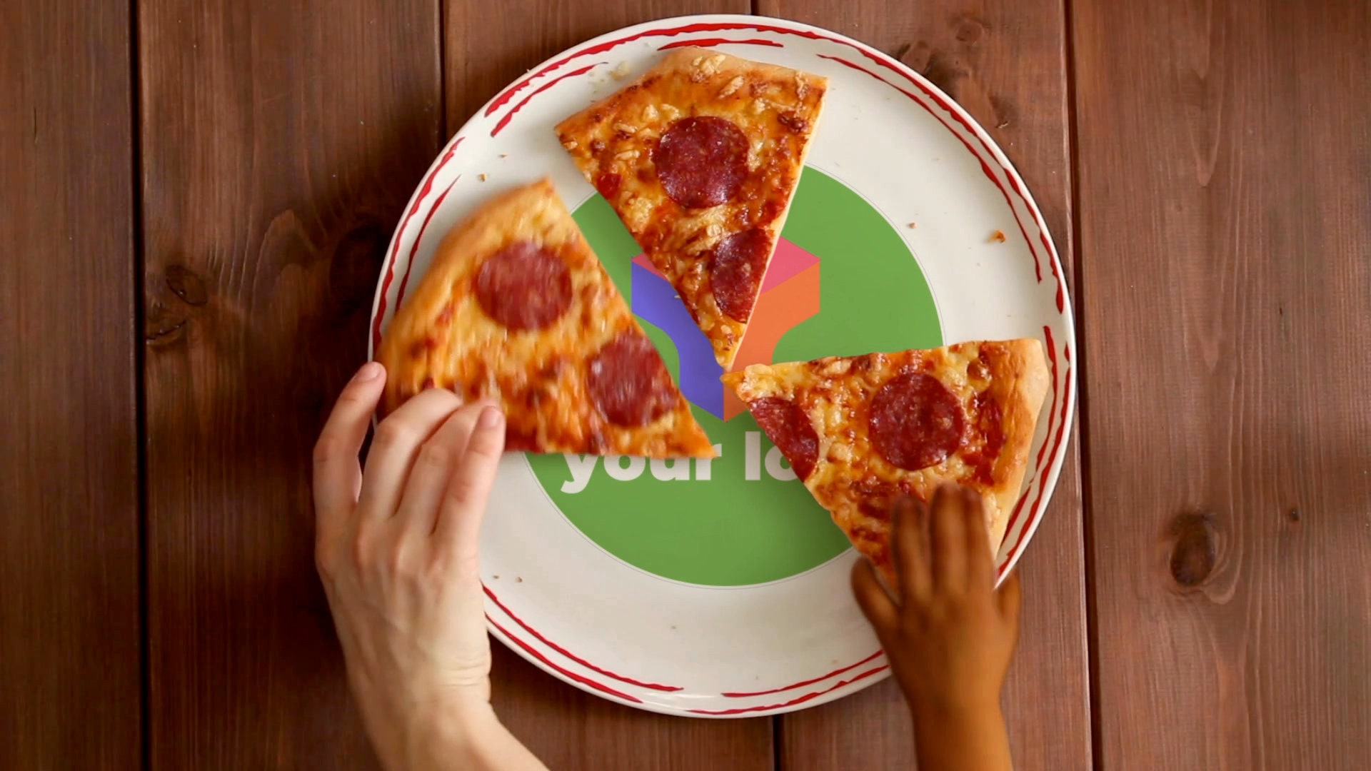Pizza Plate Animated Logo Pizzeria Style for Your Food Video Channel ...