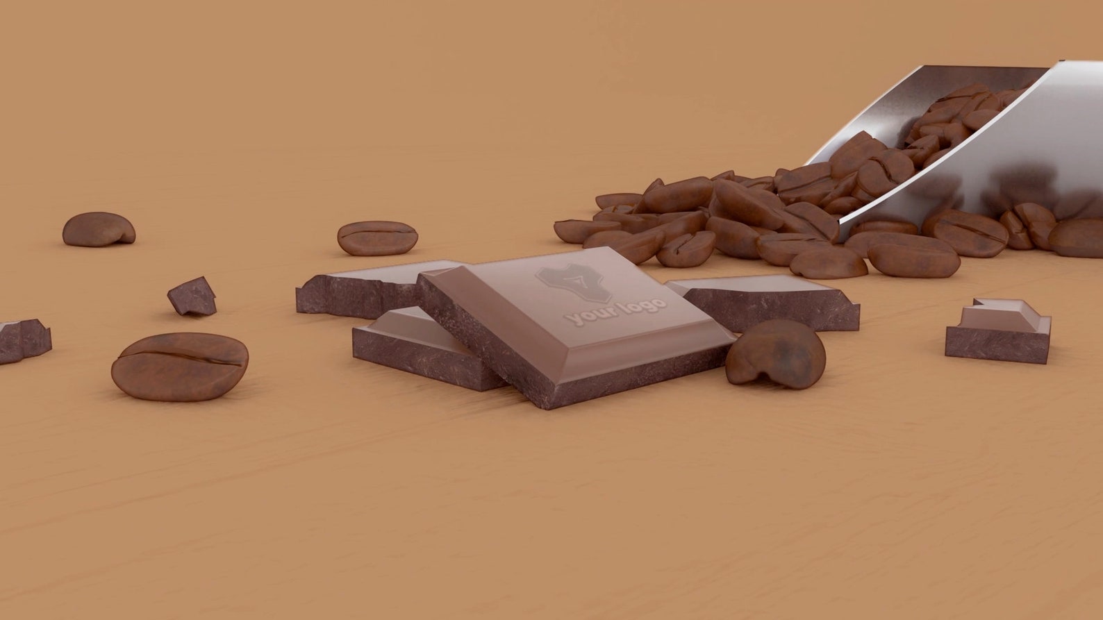 Chocolate Sweet Logo Animation Plus Your Text and Customized Wrapper ...