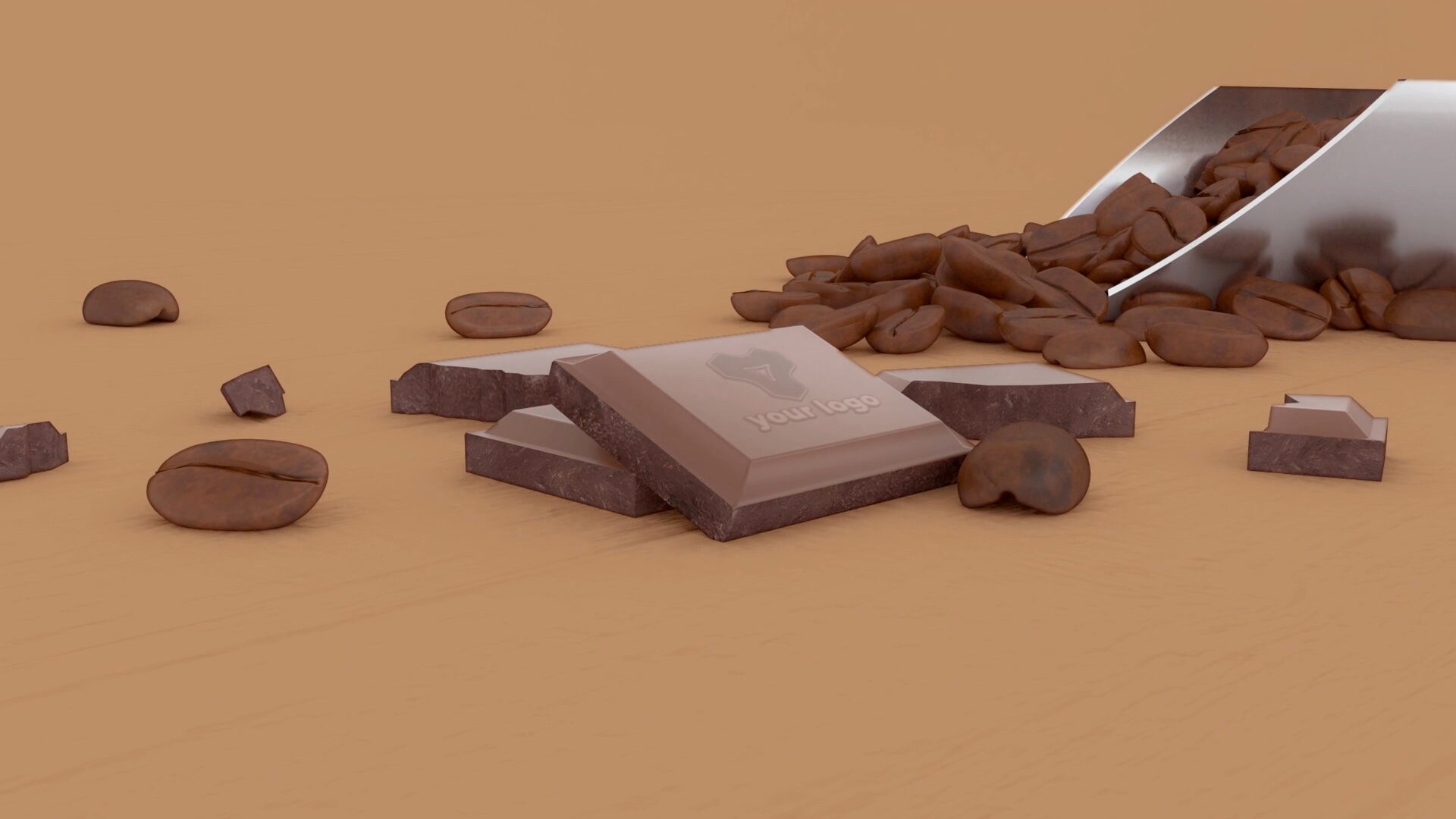 Chocolate Sweet Logo Animation Plus Your Text and Customized Wrapper ...