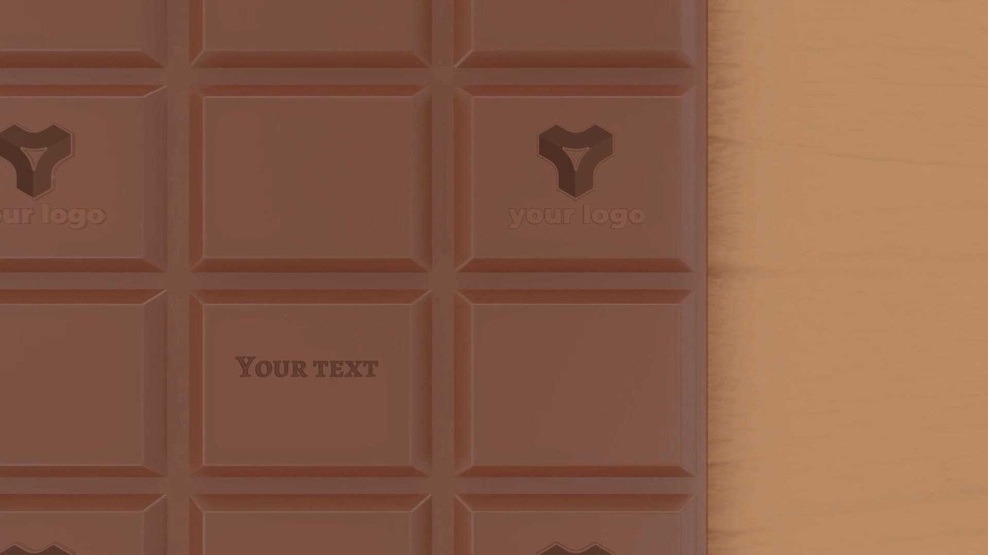 Chocolate Sweet Logo Animation Plus Your Text and Customized Wrapper ...