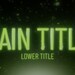 Personalized Cinematic Title Animation With Dynamic Glossy Text - Sound ...
