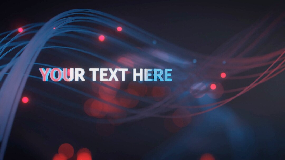 Cinematic Particles Intro With 3 Animated Texts Sequence and Customized ...