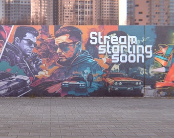 Twitch Overlay Stream Paused Animation Inspired With Street - Etsy