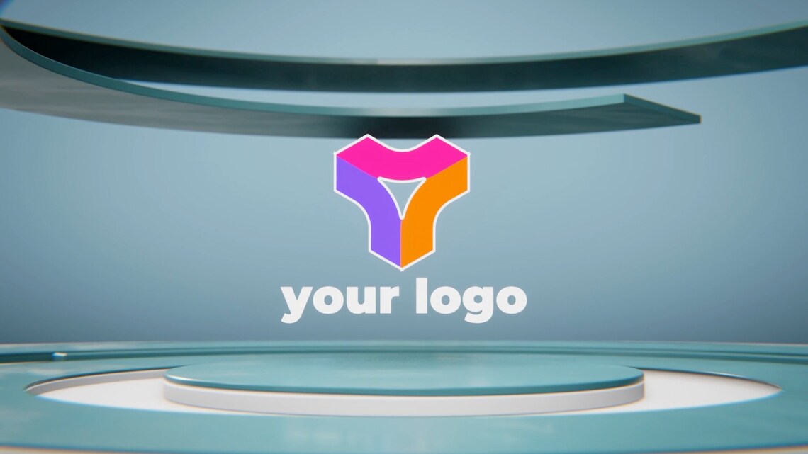 Cubic SF Animation Logo Reveal With Custom Text Custom - Etsy