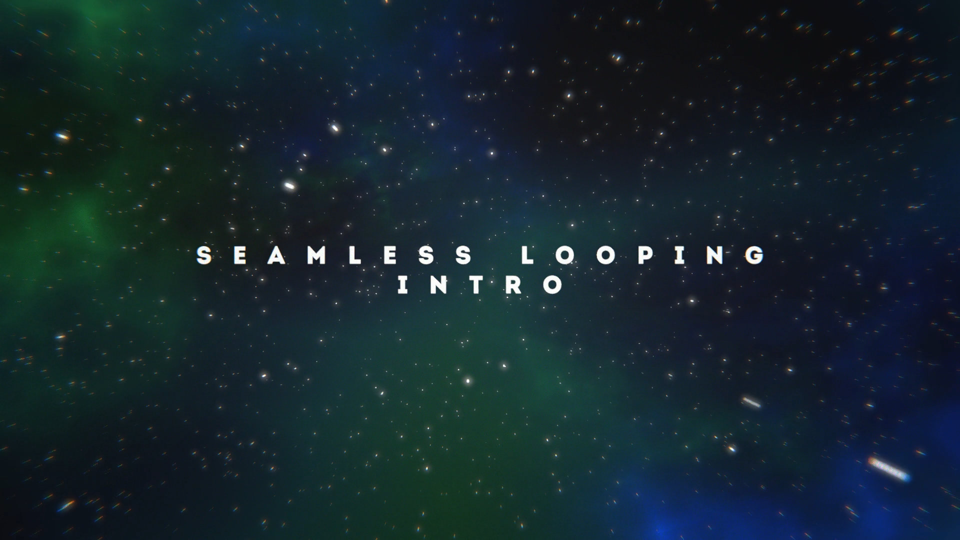 Space Overlay With Custom Text With Seamless Infinite Loop Great for ...